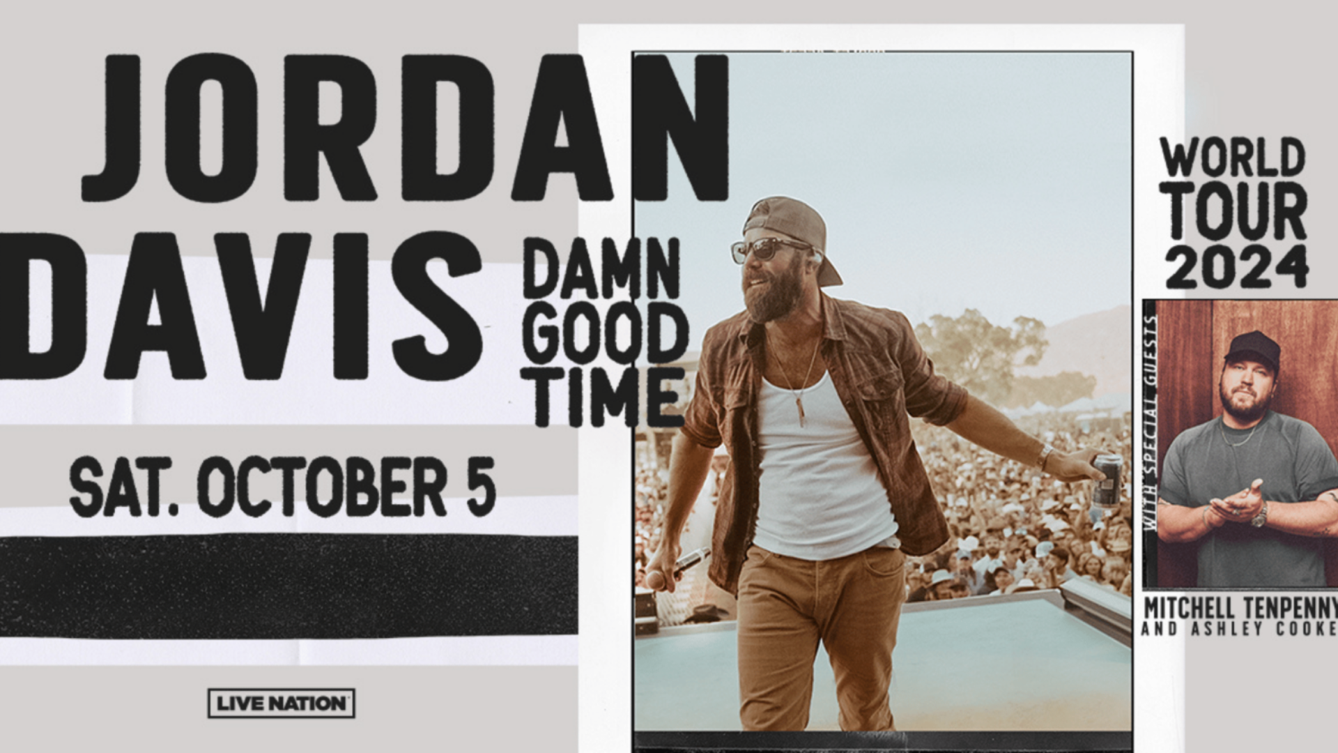Jordan Davis: Damn Good Time World Tour Comes To Kingston