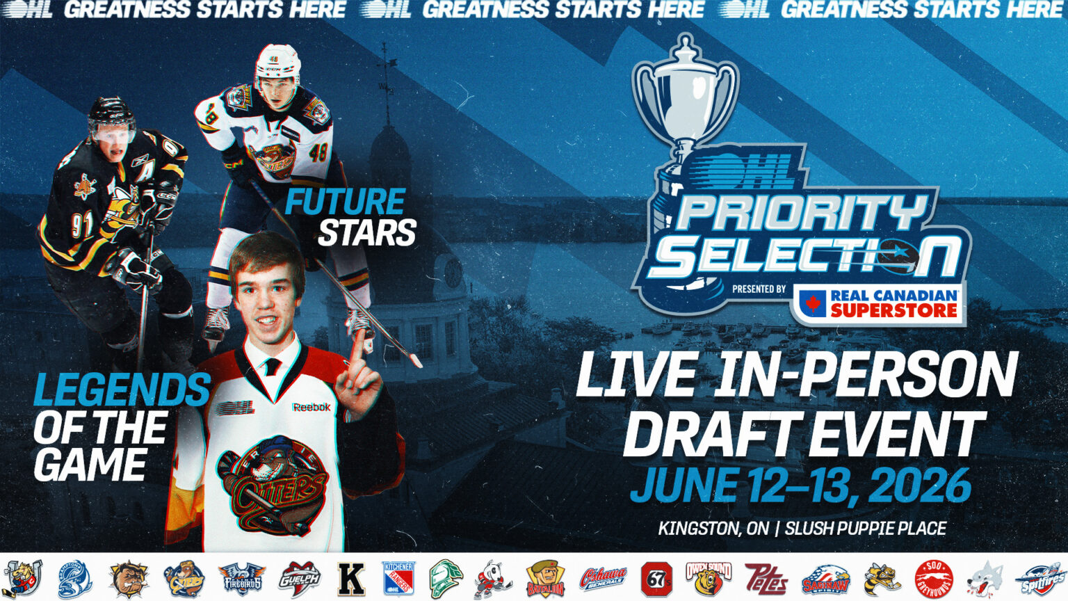 OHL Draft 2026 (June 12th) - Slush Puppie Place - Kingston, ON