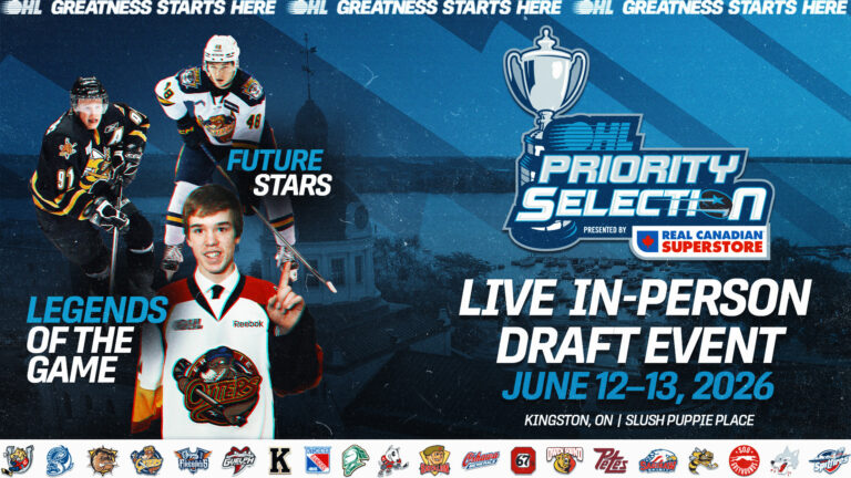 OHL Draft 2026 (June 12th) - Slush Puppie Place - Kingston, ON